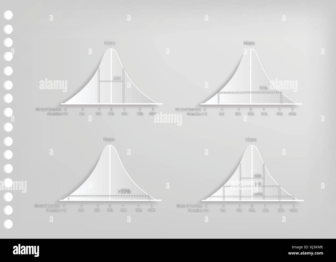 Business and Marketing Concepts, Illustration Paper Art Craft Set of 4 ...