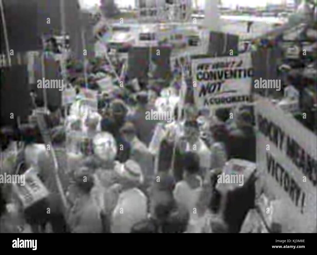 Rockefeller supporters at the 1960 RNC 4 Stock Photo - Alamy