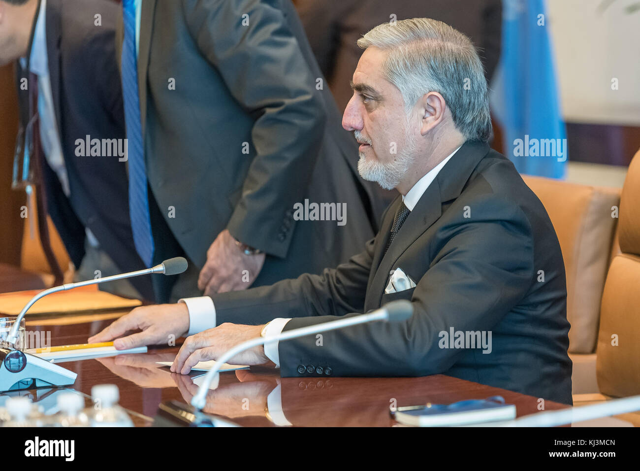New York, United States. 20th Nov, 2017. Afghan Chief Executive ...
