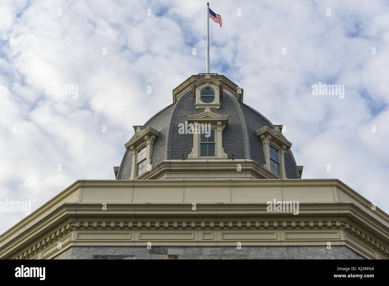 NEW YORK, NY - JANUARY 19, 2013: The Octagon, built in 1834, is a ...