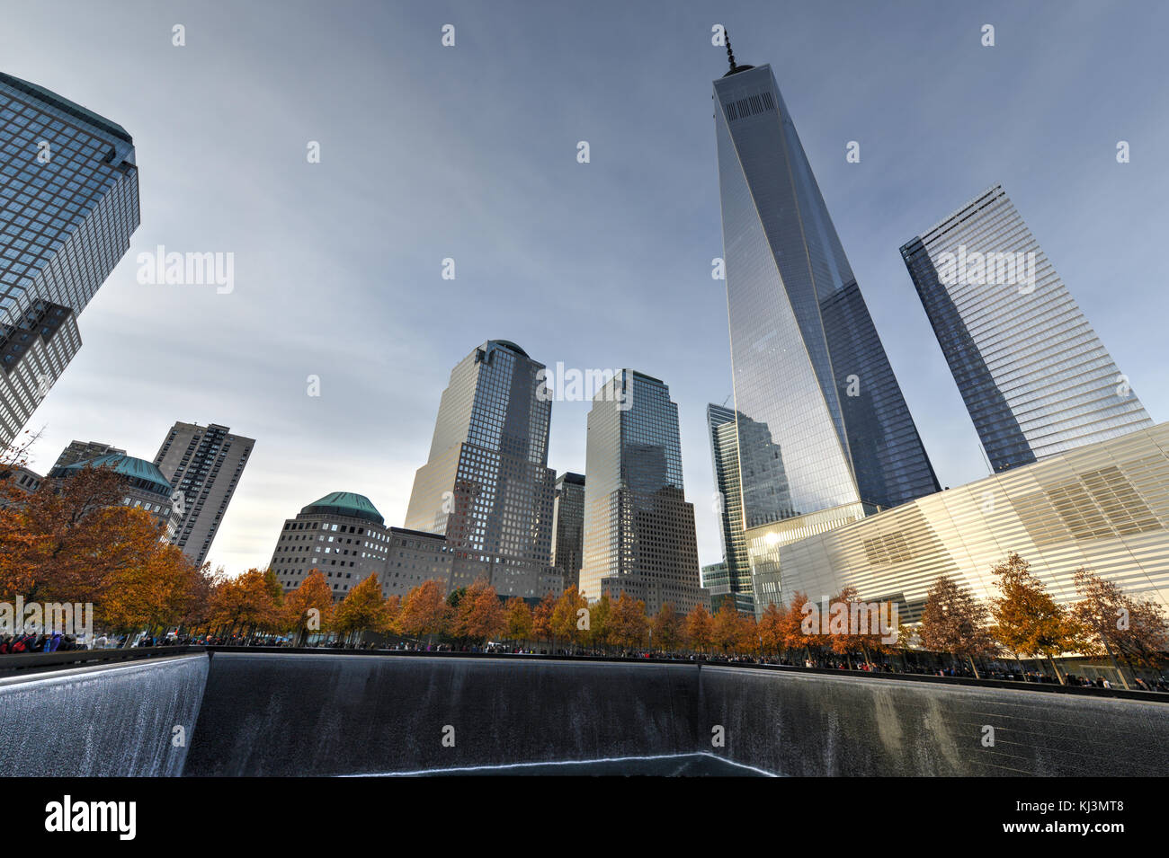 Freedom Tower in Lower Manhattan. One World Trade Center is the tallest ...