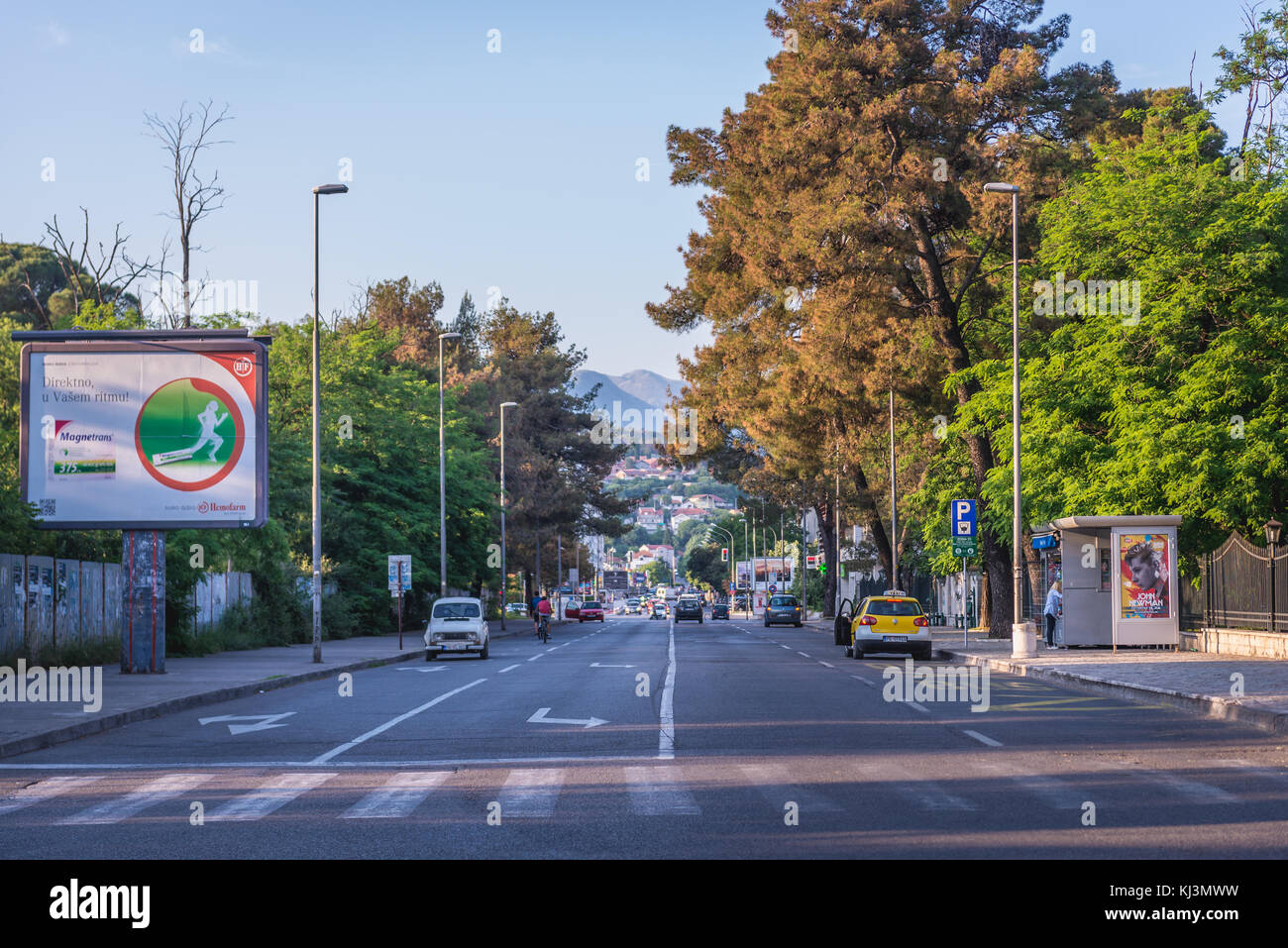 Street in Podgorica, capital city of Montenegro Stock Photo - Alamy