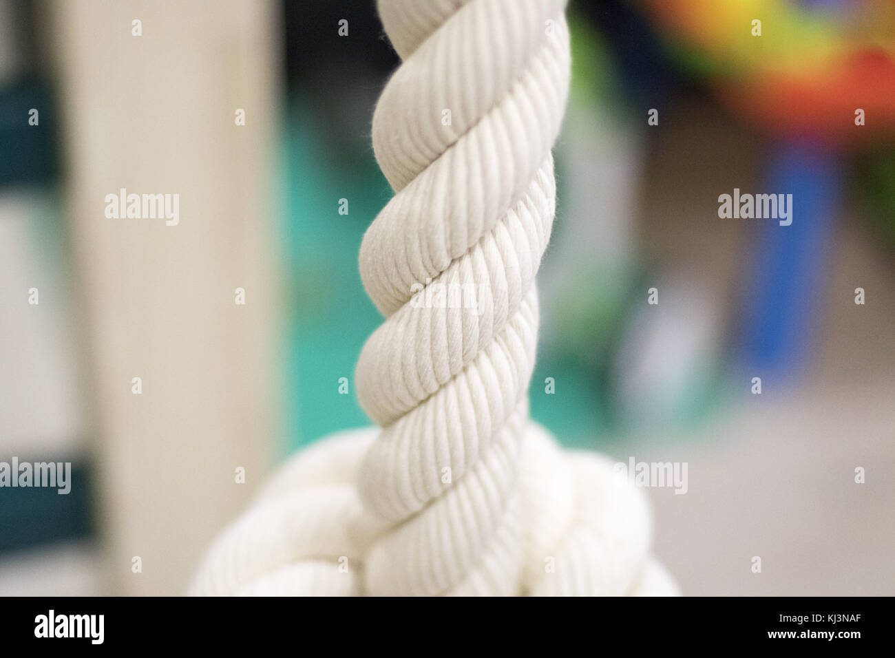White rope on colorful background Stock Photo - Alamy