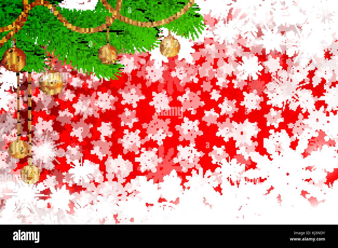 Red winter snowy background Stock Vector Image & Art - Alamy