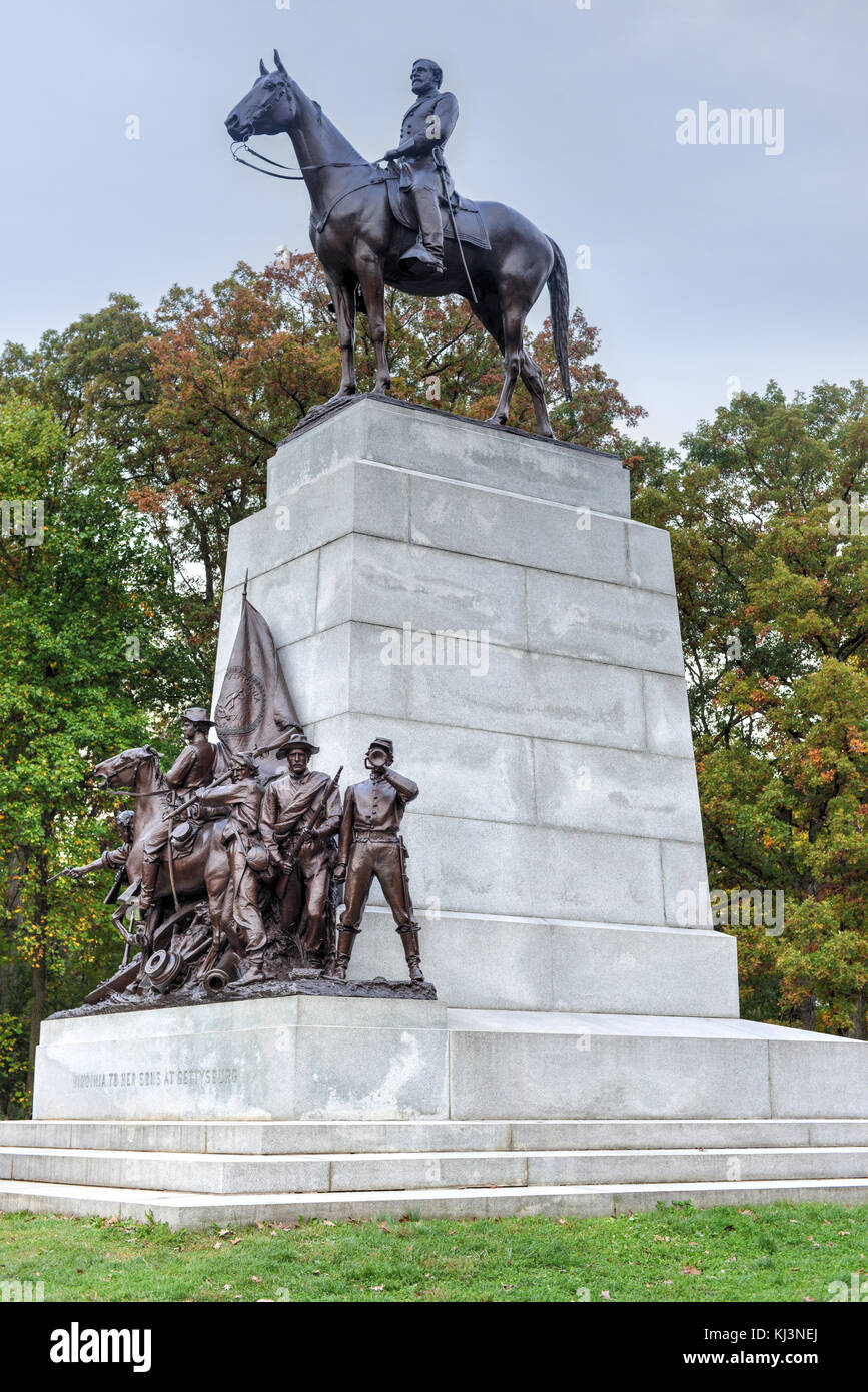 Virginia Memorial at the Gettysburg National Military Park ...