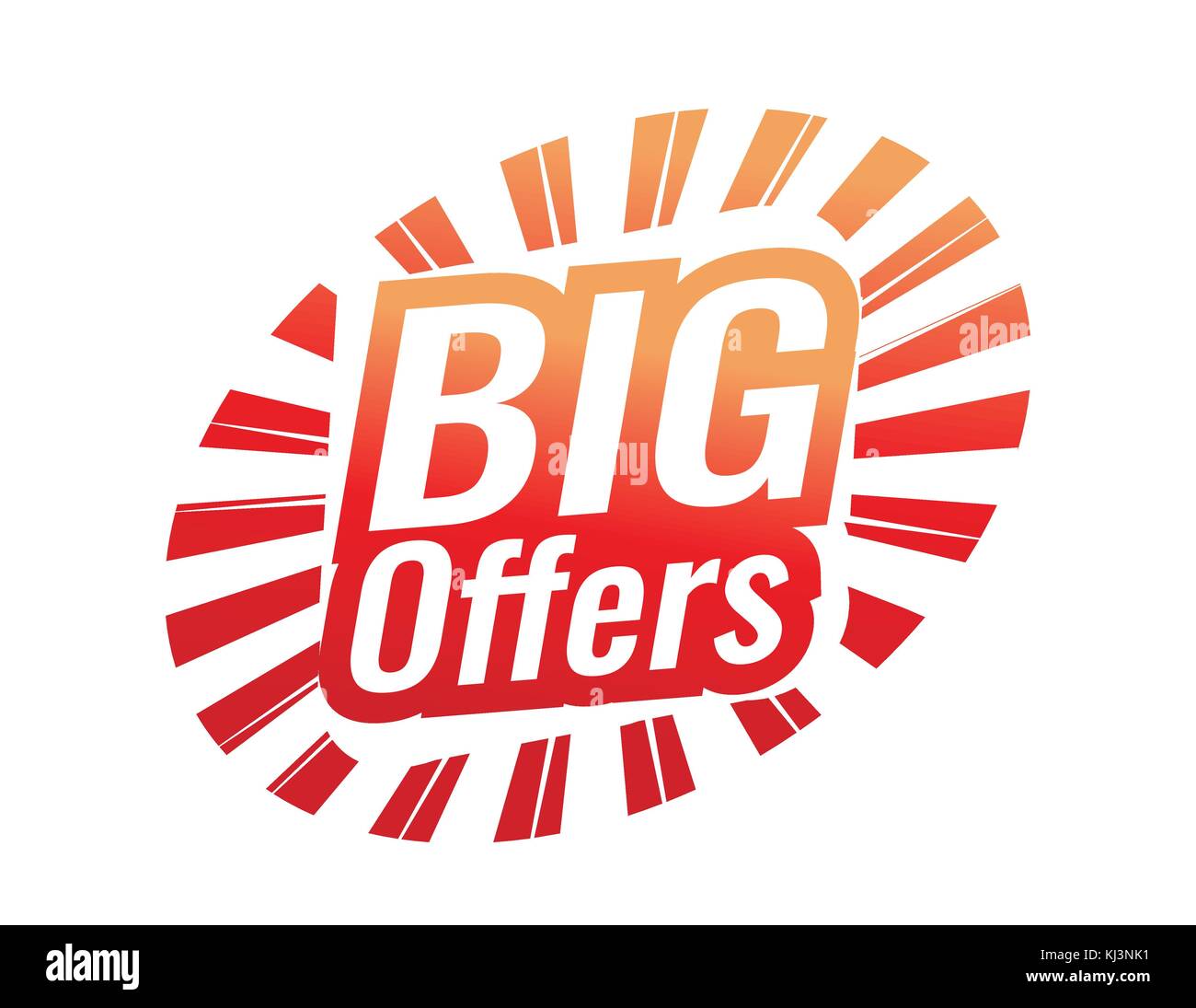 big offers sign, big offers with rays, bold offers sign, sign design ...