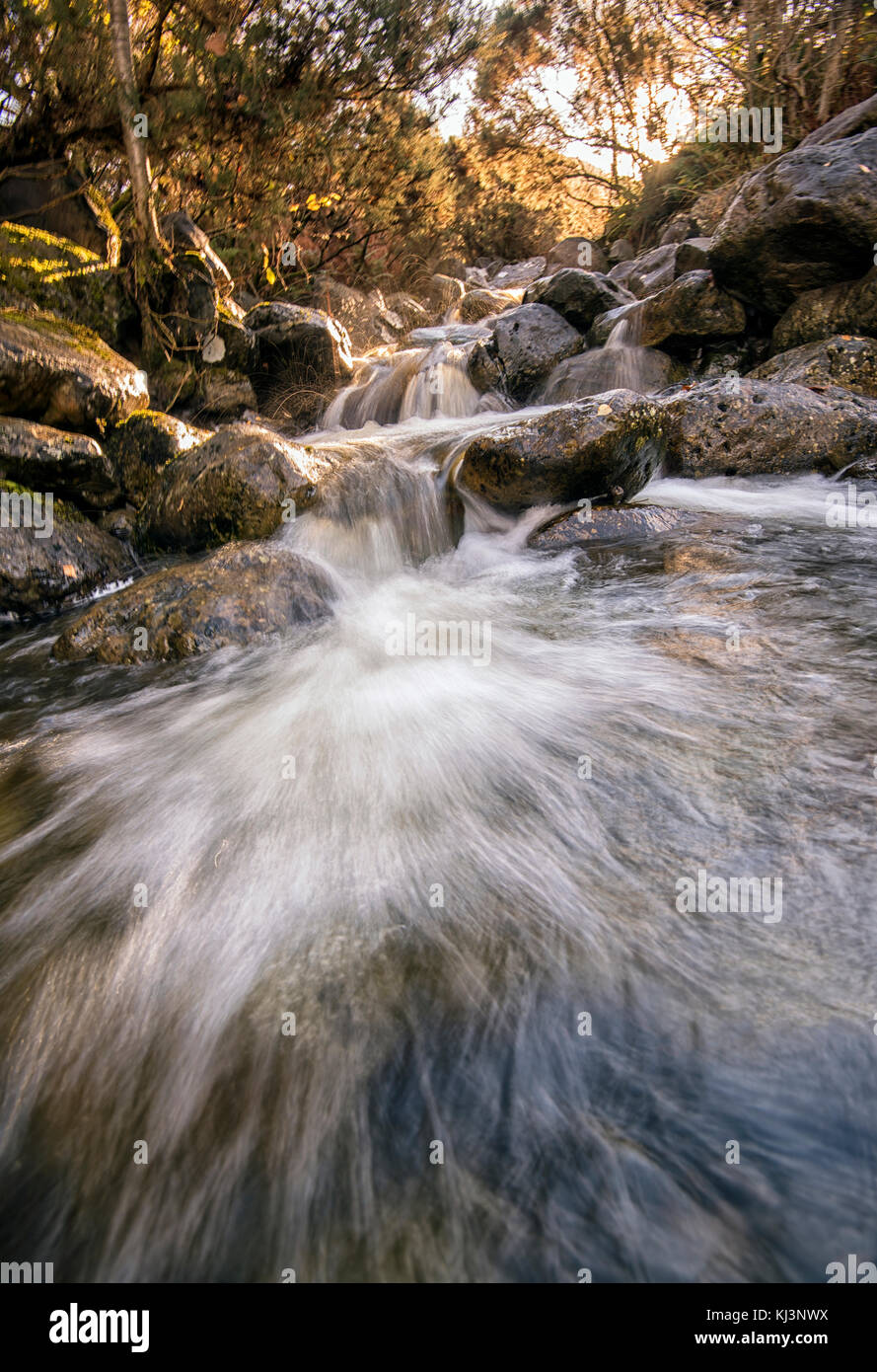 Barrow Beck at Ashness Bridge in the Lake District, Cumbria England UK ...