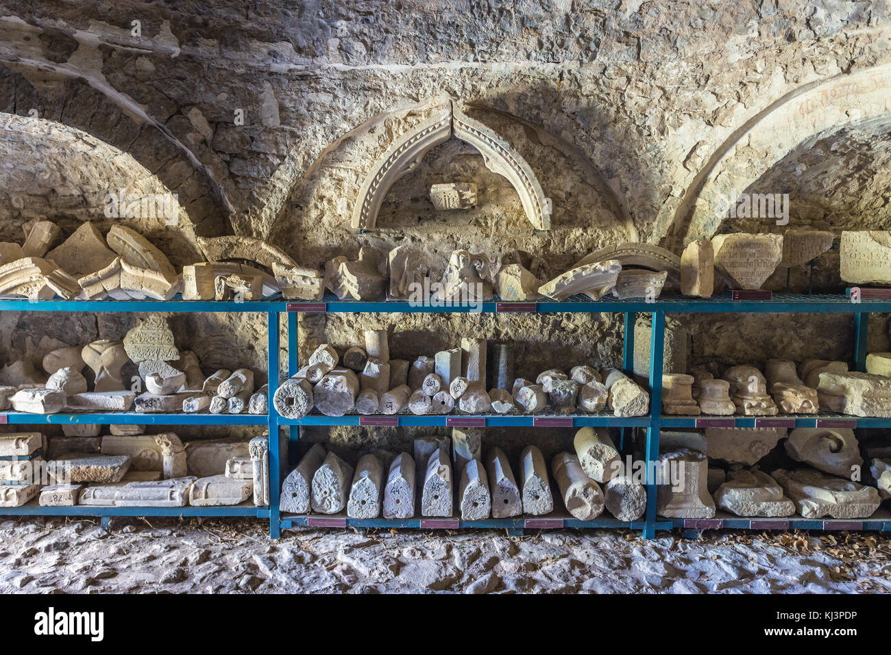 Archaeologic exhibit in fortress in Stari Bar (Old Bar) - small town ...