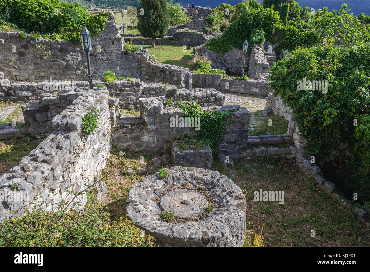 Fortress ruins in Stari Bar (Old Bar) - small town near Bar city, part ...