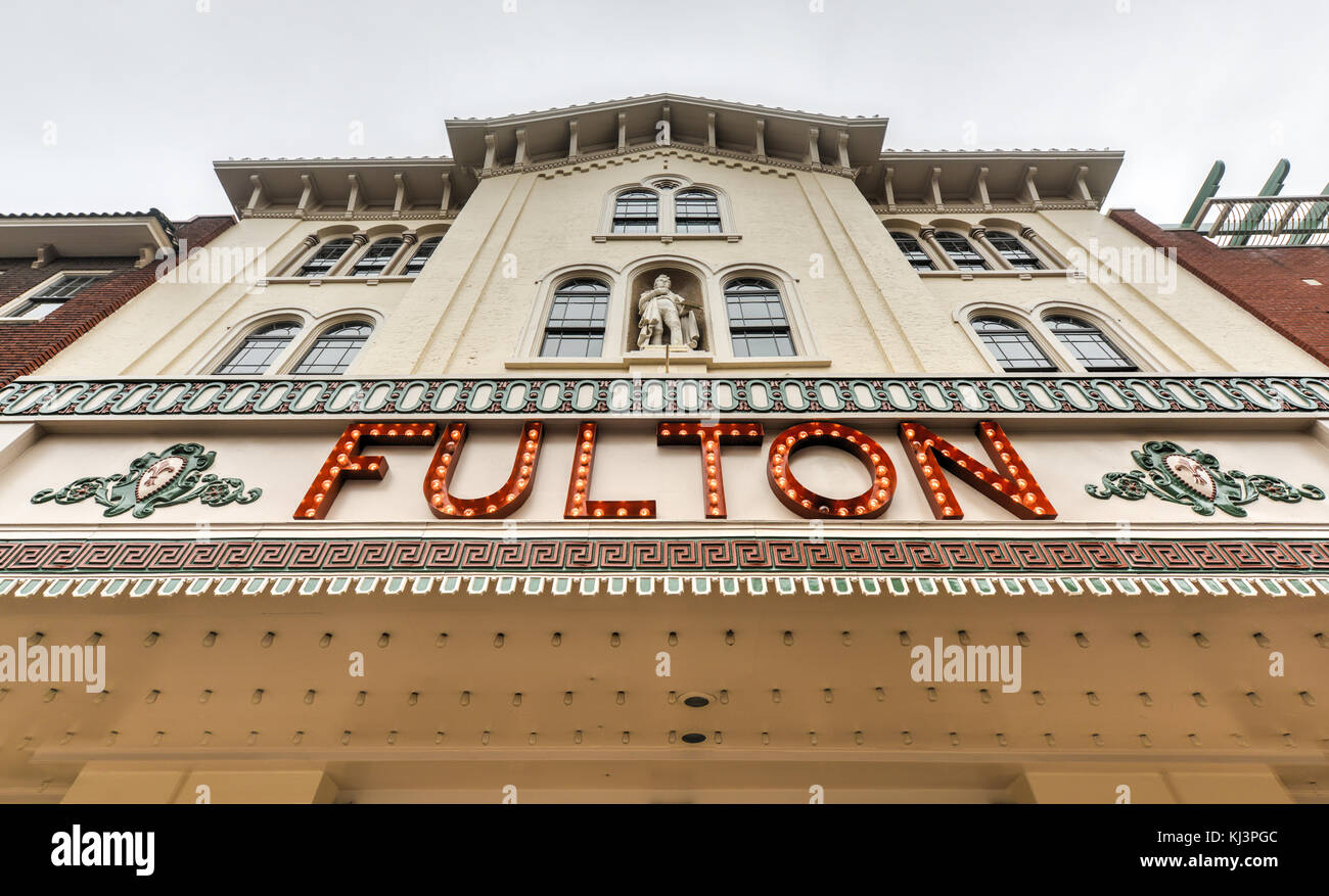 LANCASTER, PA - OCTOBER 13, 2014: Fulton Opera House on October 13 ...