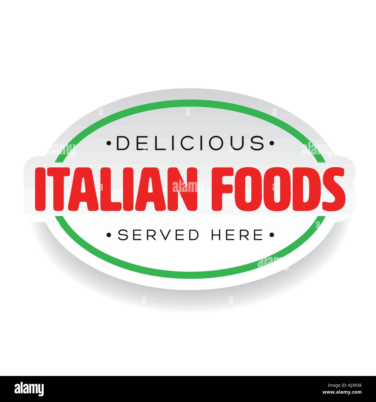 Italian foods stamp sticker Stock Vector Image & Art - Alamy