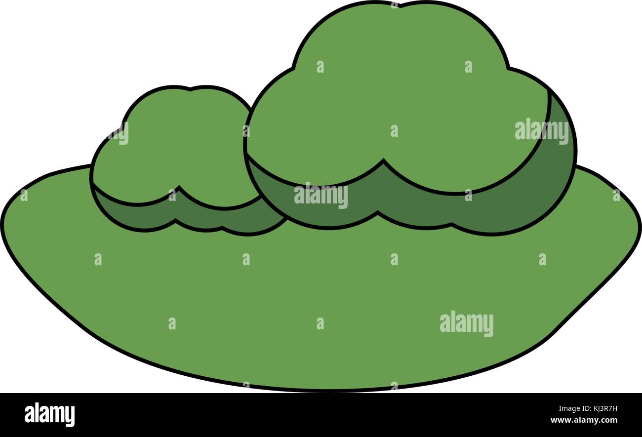 green bush icon Stock Vector Image & Art - Alamy