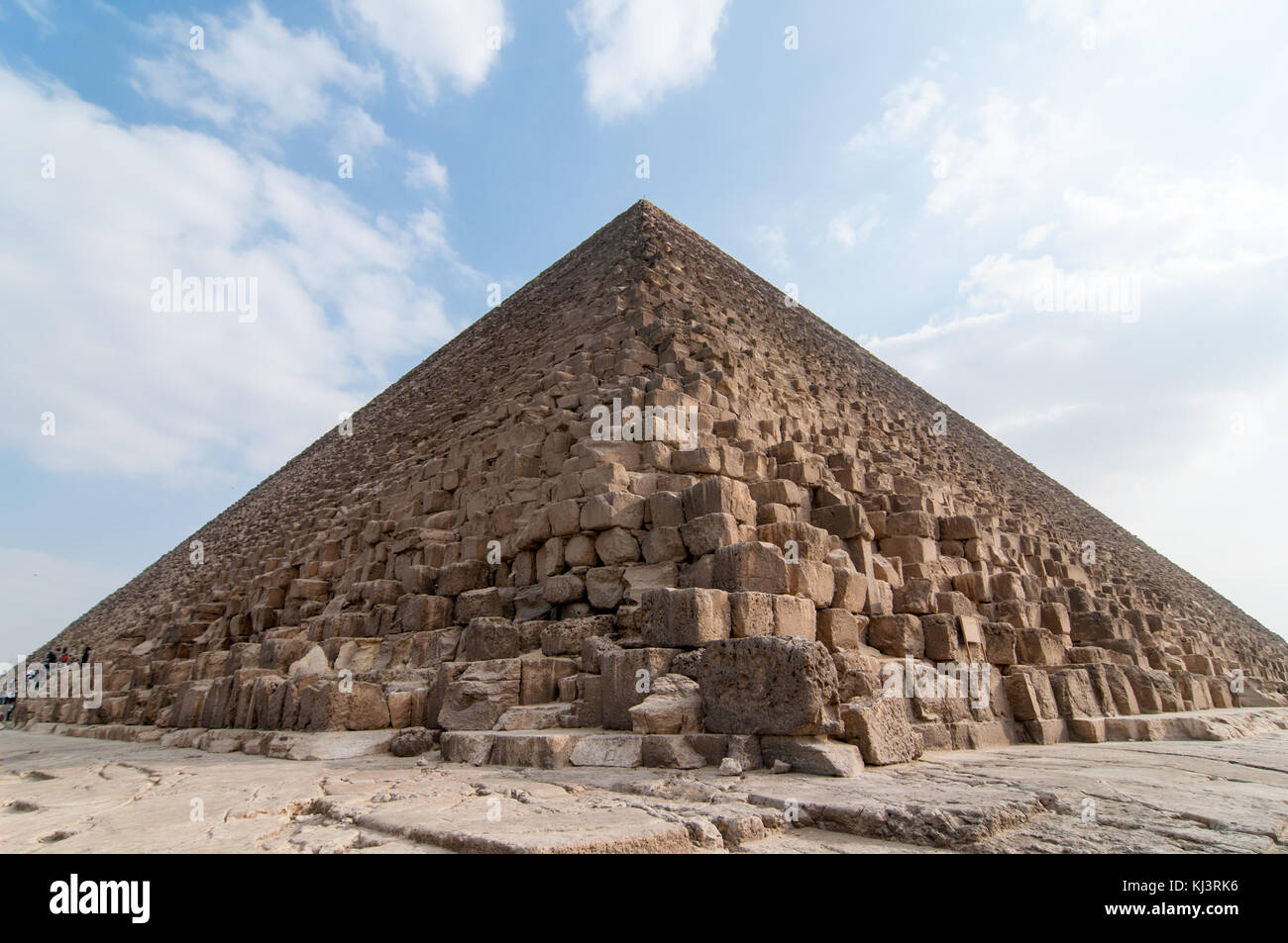 Egyptian Pyramids of the Giza Plateau in Cairo Stock Photo - Alamy