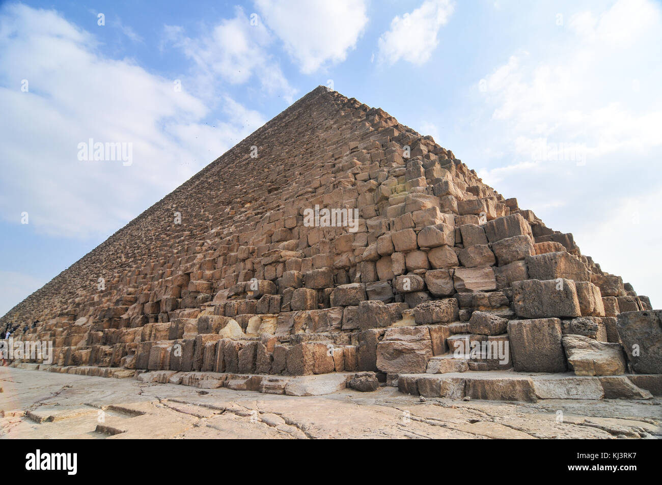 Egyptian Pyramids of the Giza Plateau in Cairo Stock Photo - Alamy