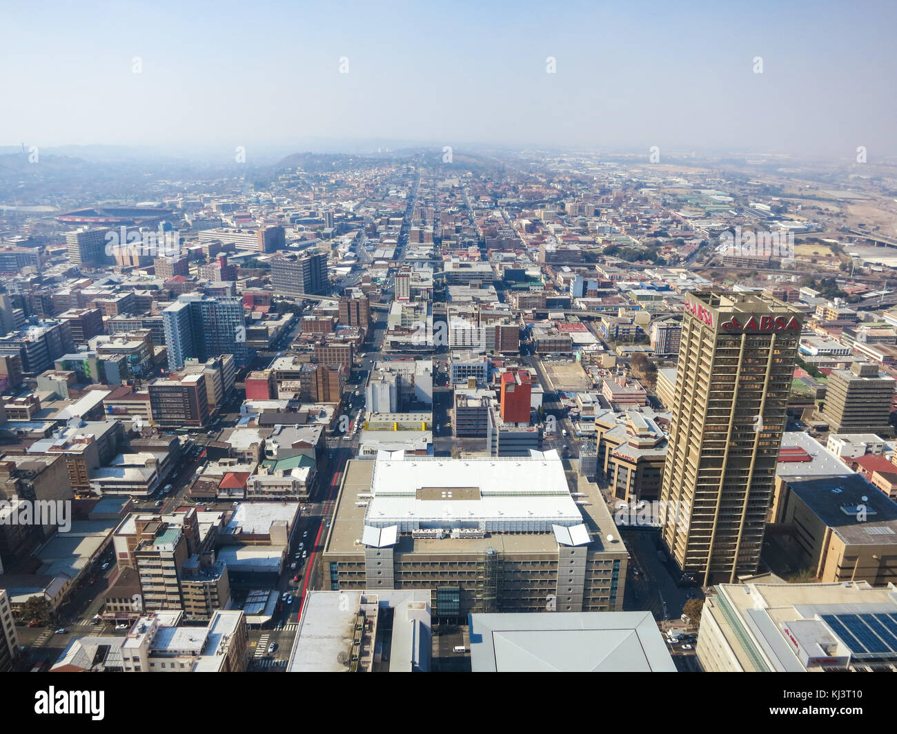 JOHANNESBURG, SOUTH AFRICA - MAY 31, 2012: View from the Carlton Centre ...
