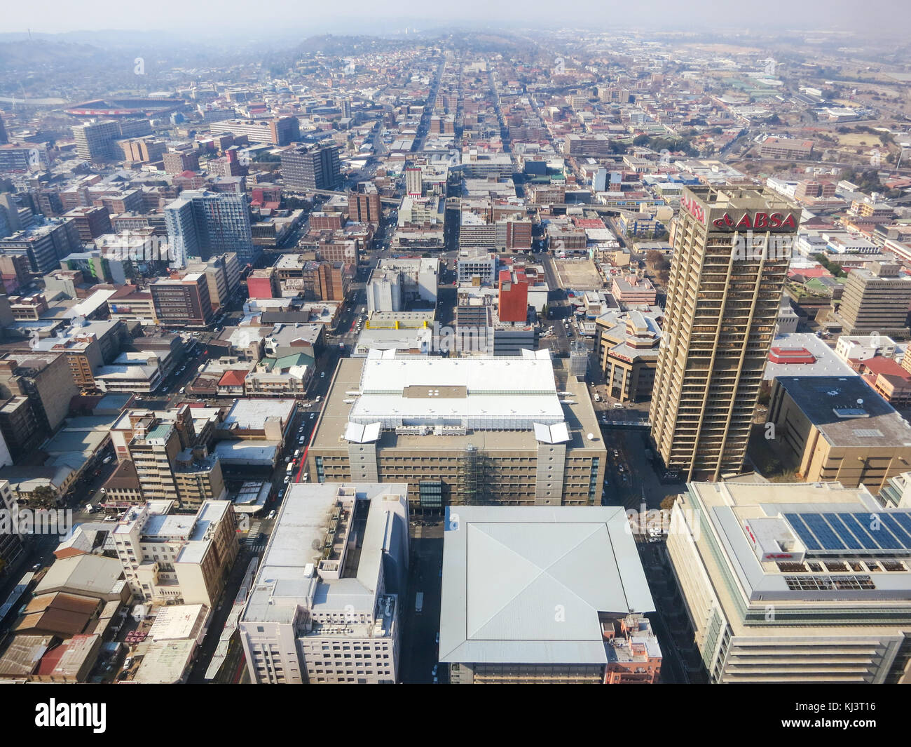 JOHANNESBURG, SOUTH AFRICA - MAY 31, 2012: View from the Carlton Centre ...