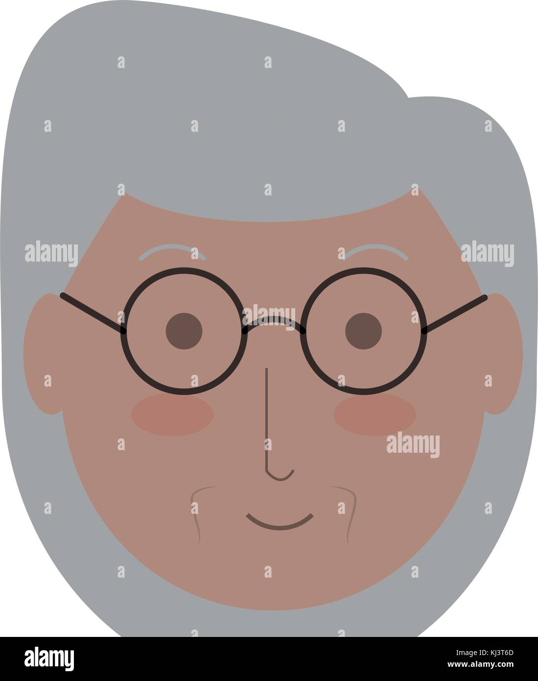 elderly woman face icon Stock Vector Image & Art - Alamy