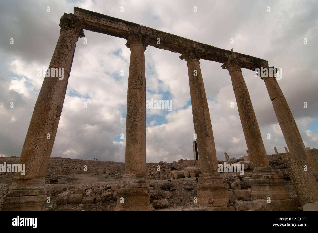 Ancient Jerash ruins,(the Roman ancient city of Geraza), Jordan Stock ...