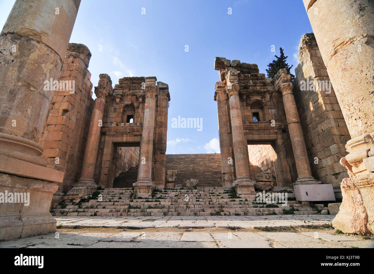 Ancient Jerash ruins,(the Roman ancient city of Geraza), Jordan Stock ...