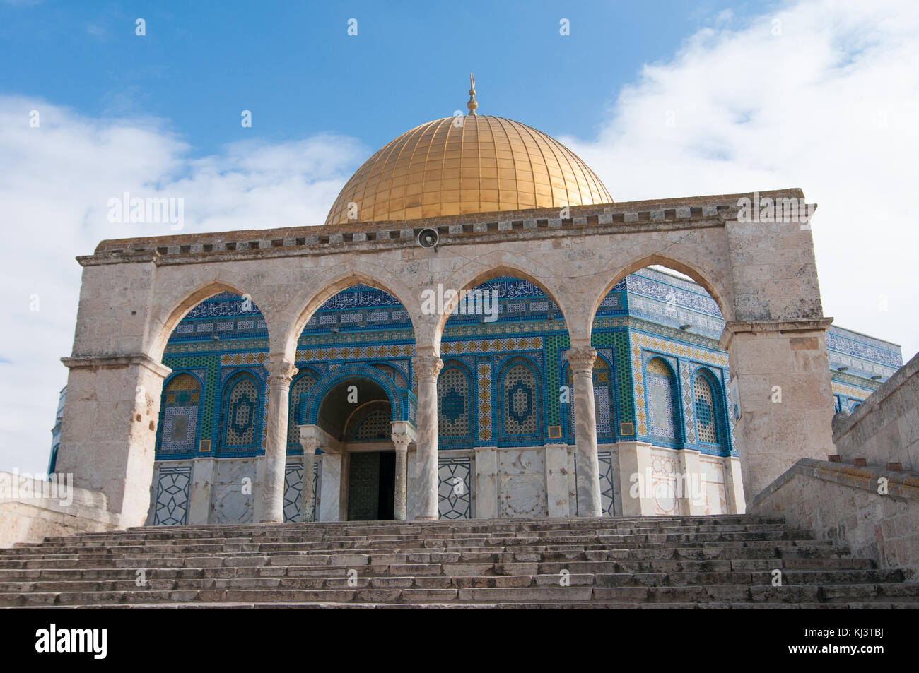 The Dome of the Rock, Jerusalem, Israel located on the Temple Mount ...