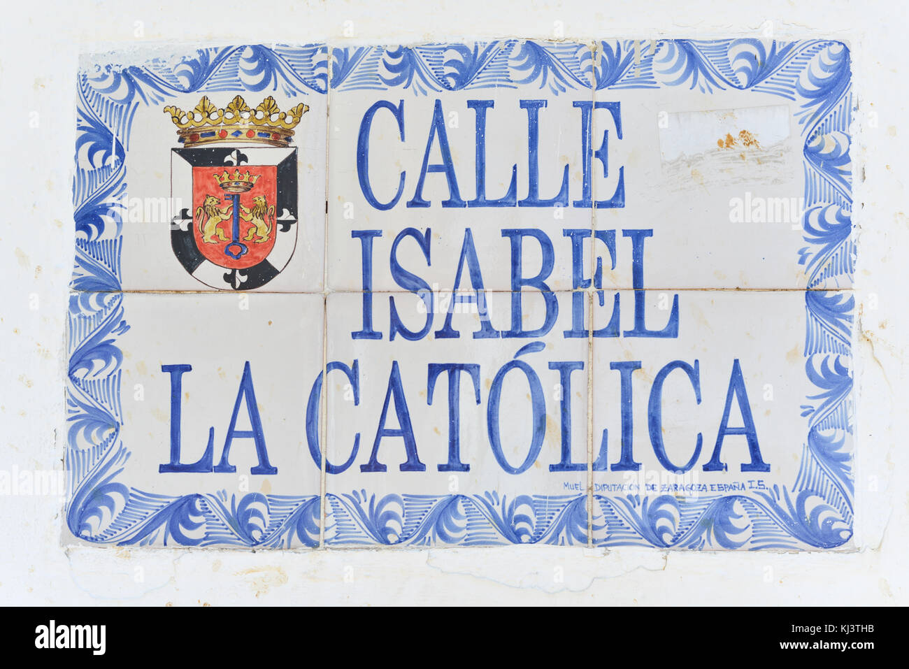 Isabel the Catholic Street Sign in Santo Domingo, Domican Republic ...