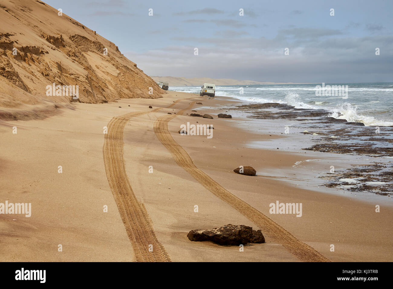 Sandwich Harbour (Harbor) near Walvis Bay, Namib Desert, Namib Naukluft ...
