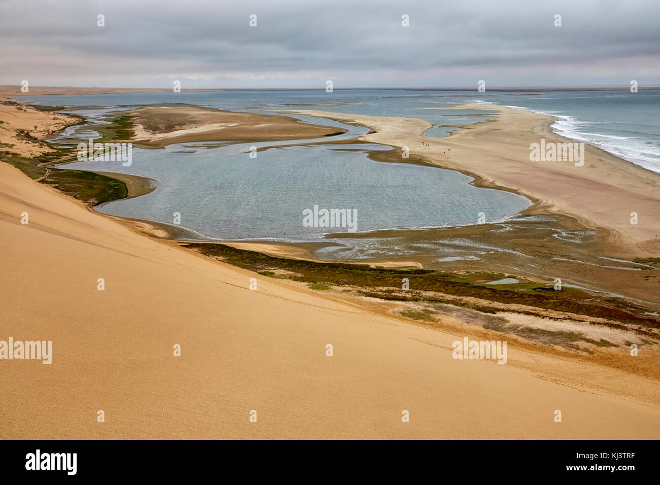 Sandwich Harbour (Harbor) near Walvis Bay, Namib Desert, Namib Naukluft ...