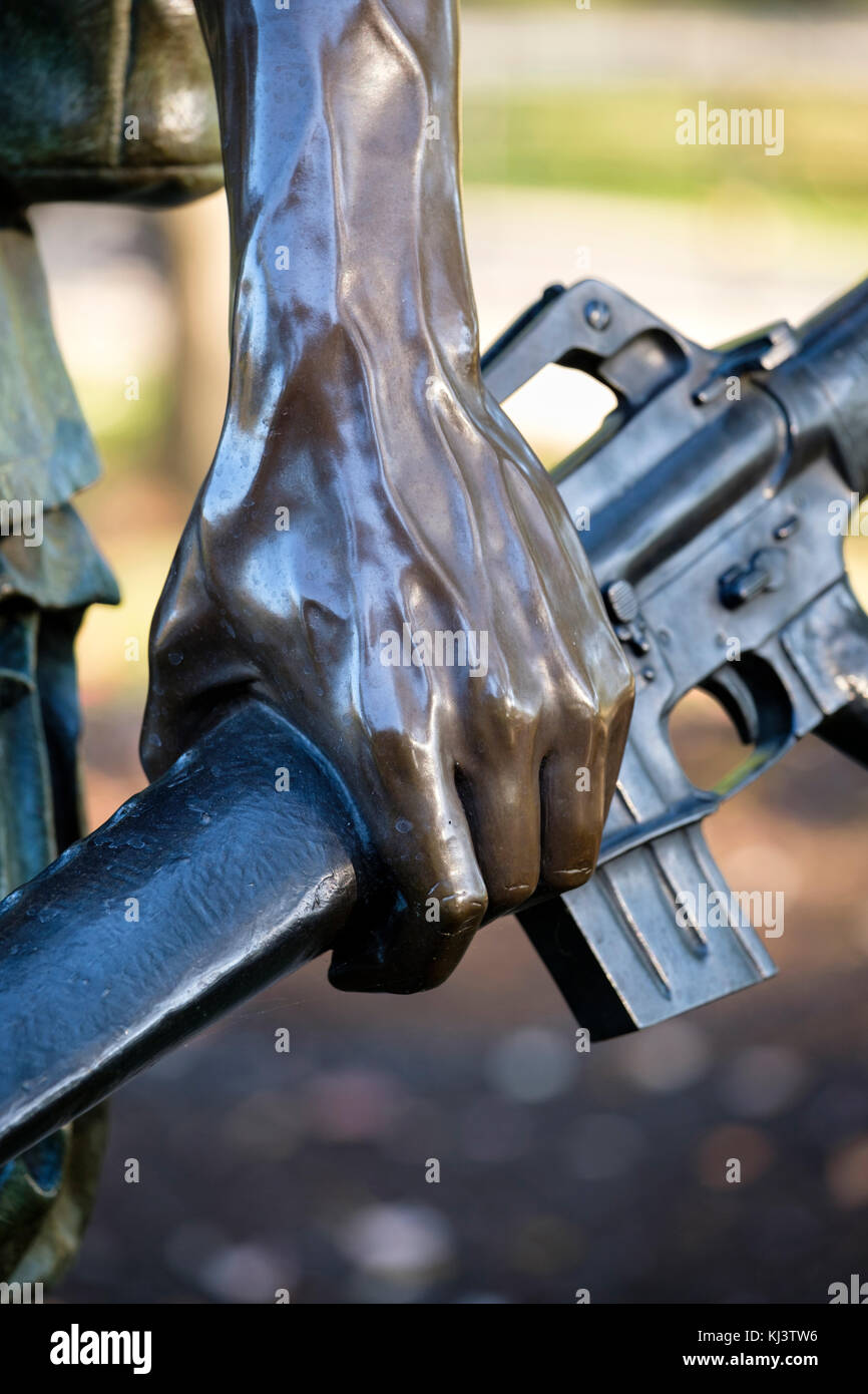 Detail of The Three Soldiers (The Three Servicemen) statue, Vietnam ...