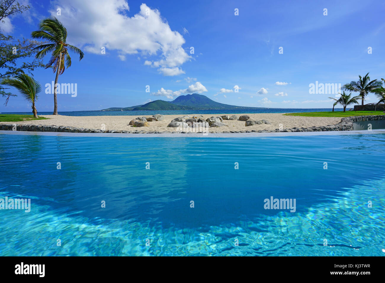 Nevis Peak Volcano High Resolution Stock Photography and Images - Alamy