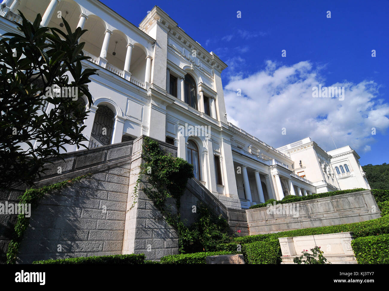 Livadia Palace, Crimea, Ukraine. A summer retreat of the last Russian ...