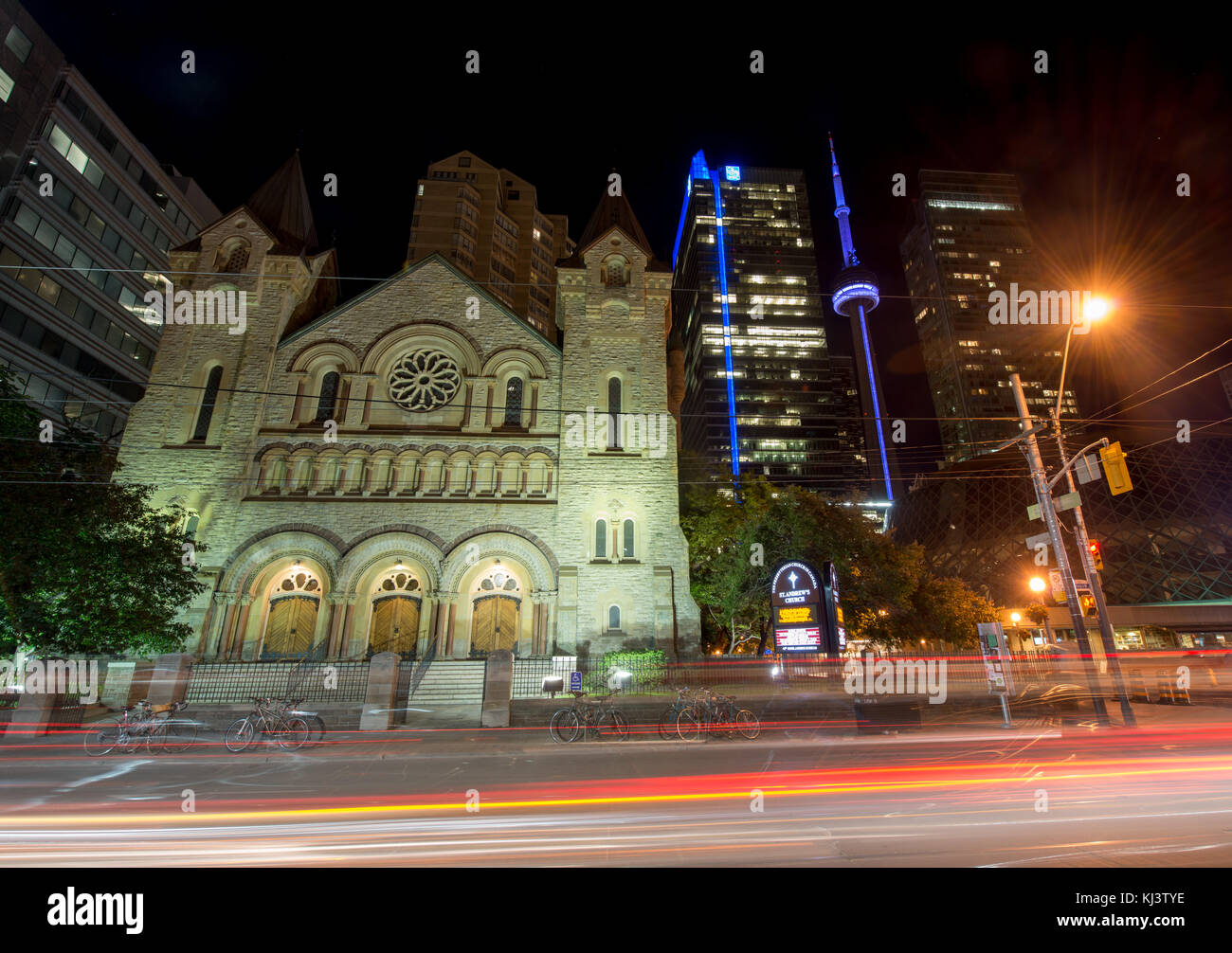 Old church in downtown toronto hi-res stock photography and images - Alamy