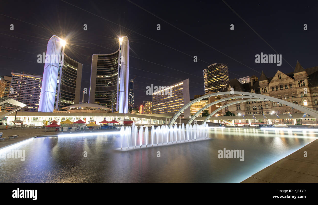 Nathan Phillips Square, an urban plaza in Toronto Stock Photo - Alamy