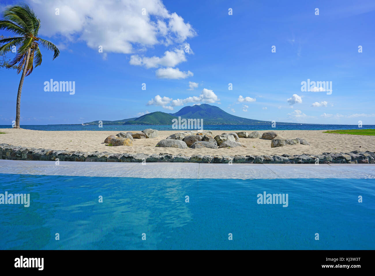 Nevis Peak Volcano High Resolution Stock Photography and Images - Alamy