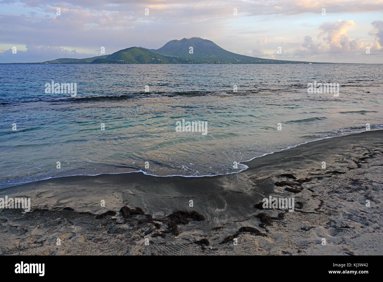 Nevis peak volcano hi-res stock photography and images - Alamy