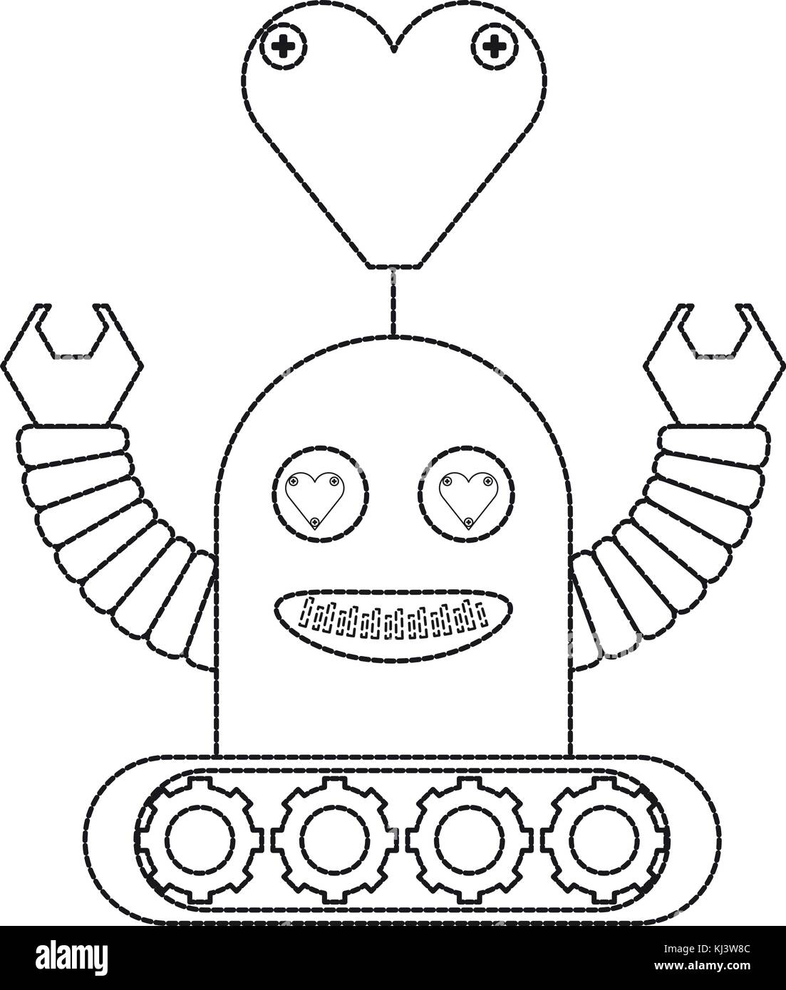 cartoon robot icon Stock Vector Image & Art - Alamy