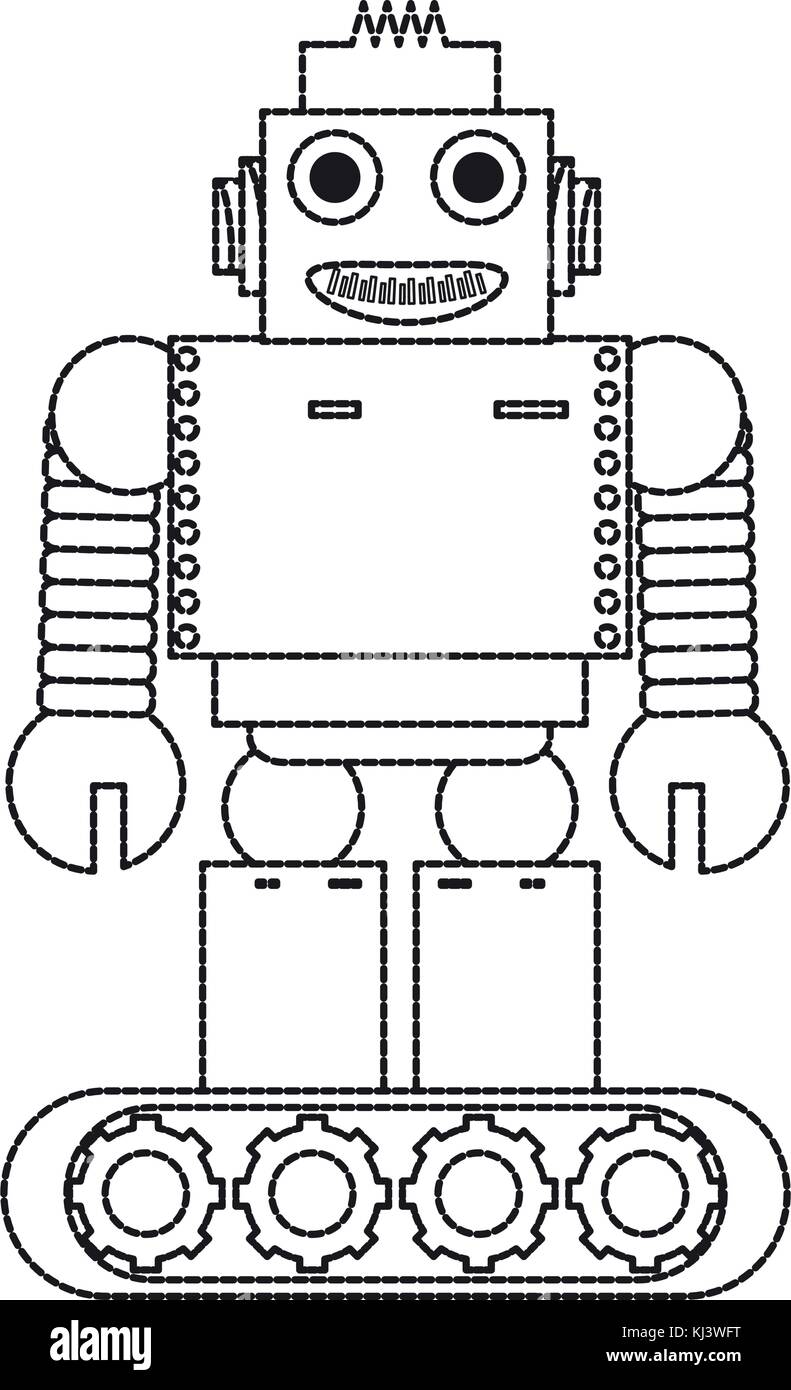 cartoon robot icon Stock Vector Image & Art - Alamy