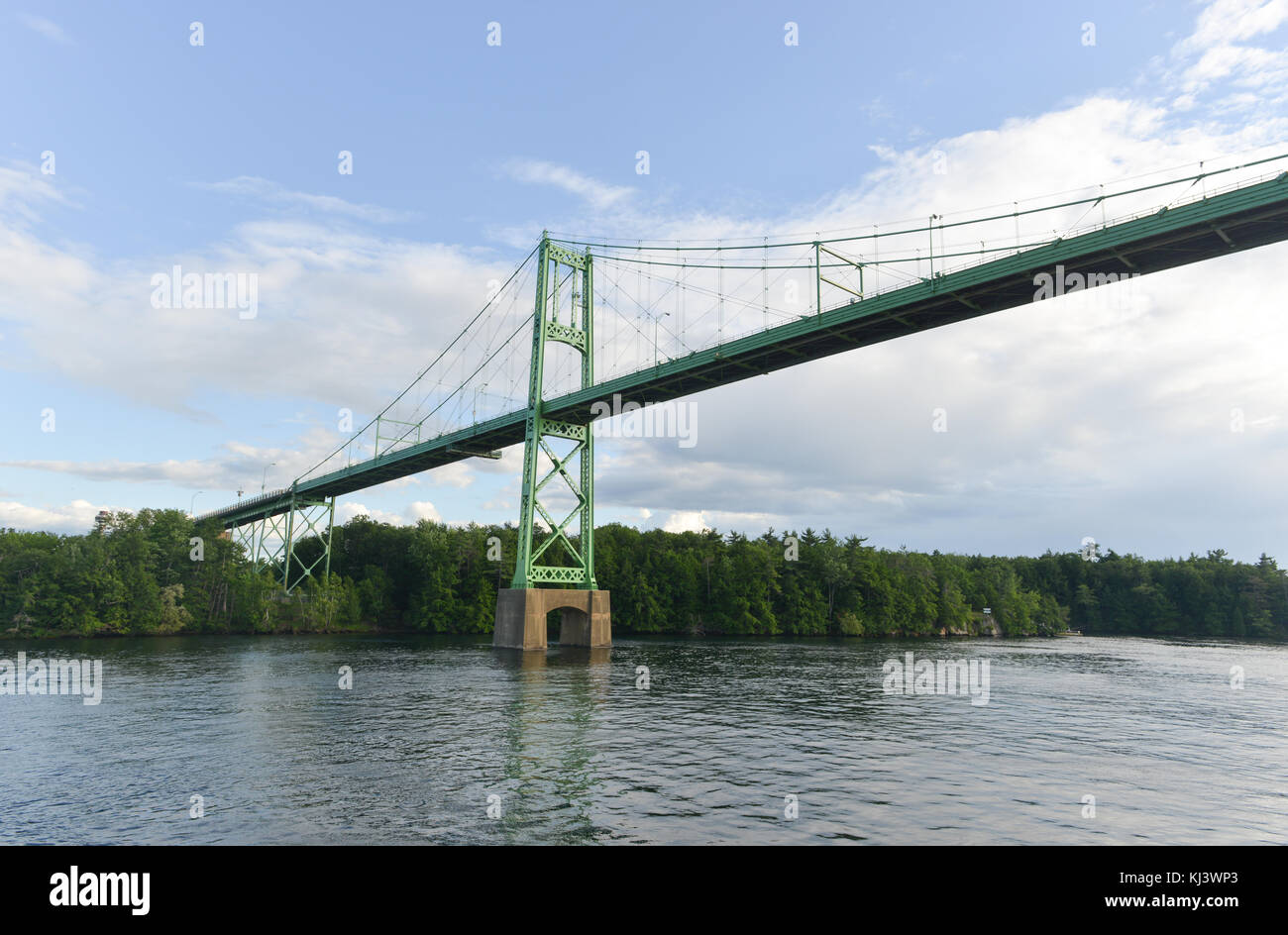 The Thousand Islands Bridge. An international bridge system constructed ...