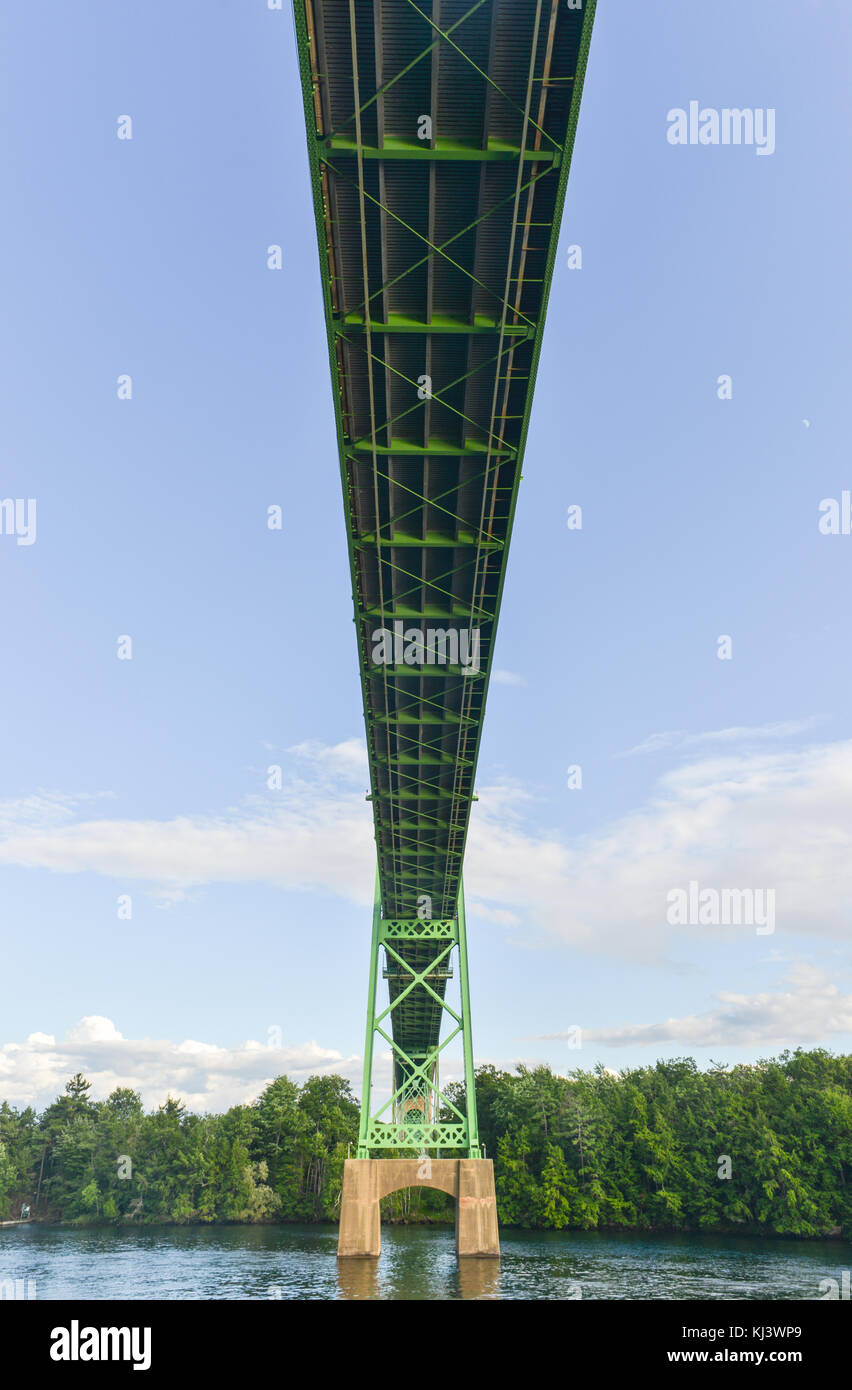 The Thousand Islands Bridge. An international bridge system constructed ...