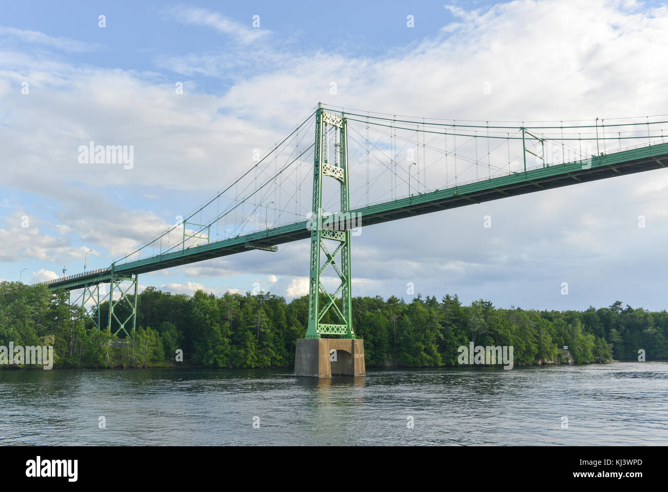 The Thousand Islands Bridge. An international bridge system constructed ...