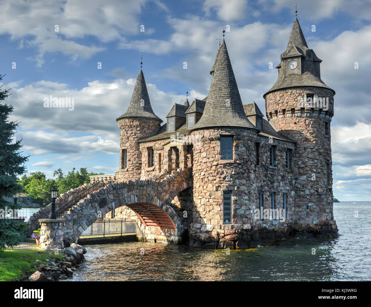 Power House of Boldt Castle in Thousand Islands, New York, USA Stock ...