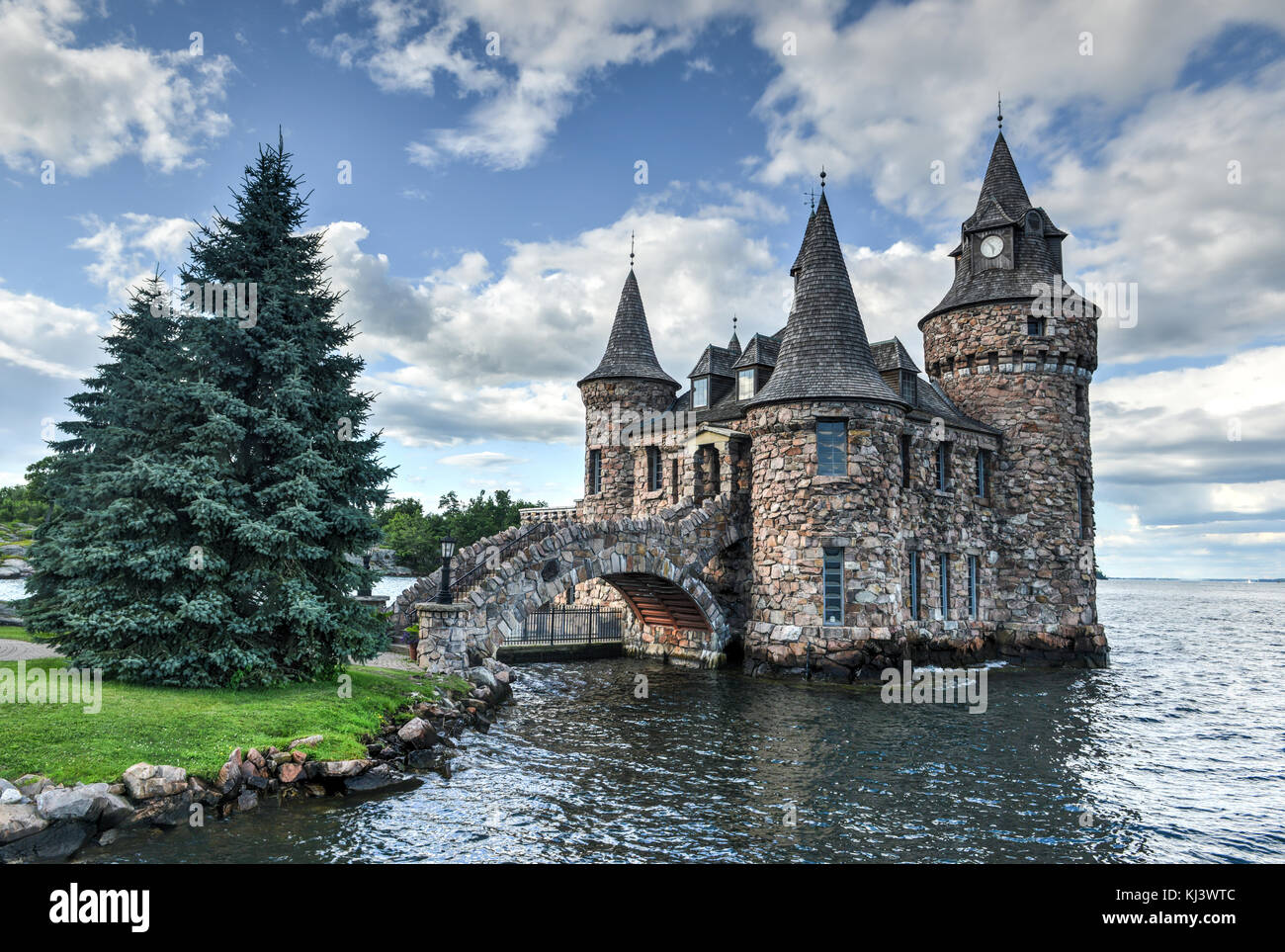 Power House of Boldt Castle in Thousand Islands, New York, USA Stock ...