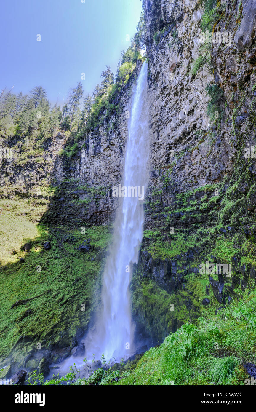 Watson Falls in the North Umpqua River basin. One of the highest ...