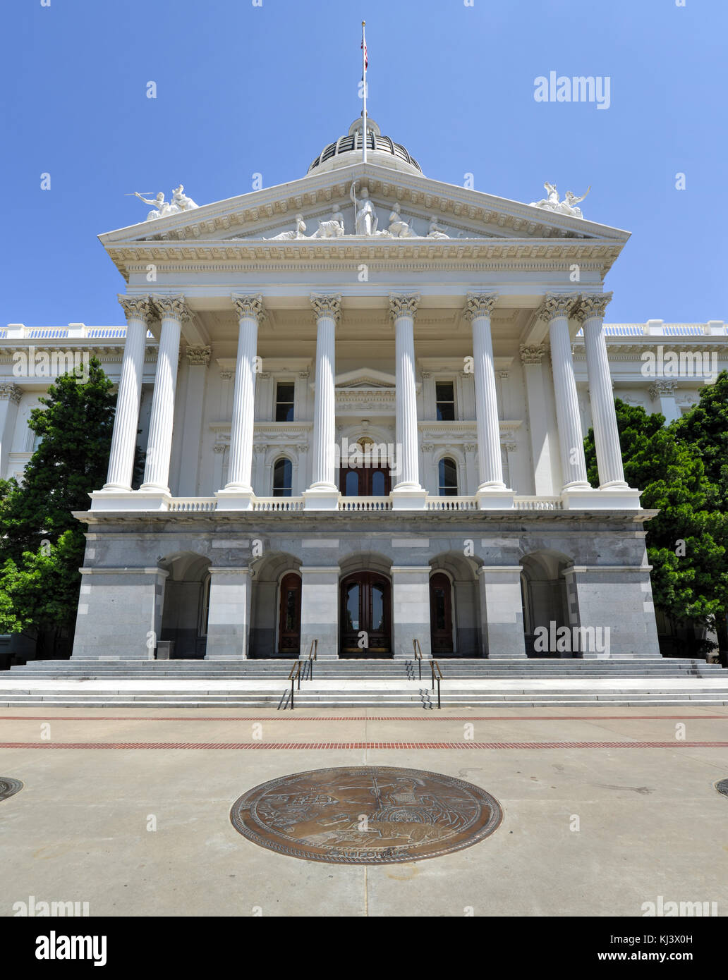 Sacramento Capitol Building in California. The building serves as both ...