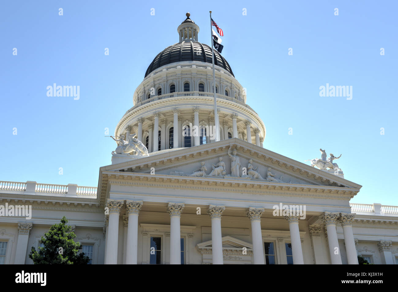 Sacramento Capitol Building in California. The building serves as both ...