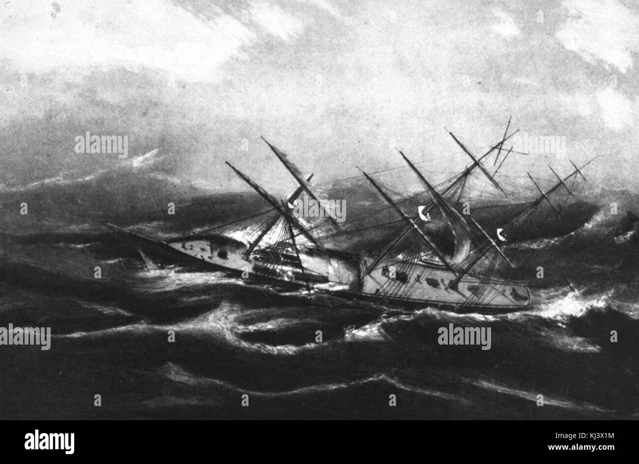 Comet, 1851 clipper ship Stock Photo - Alamy