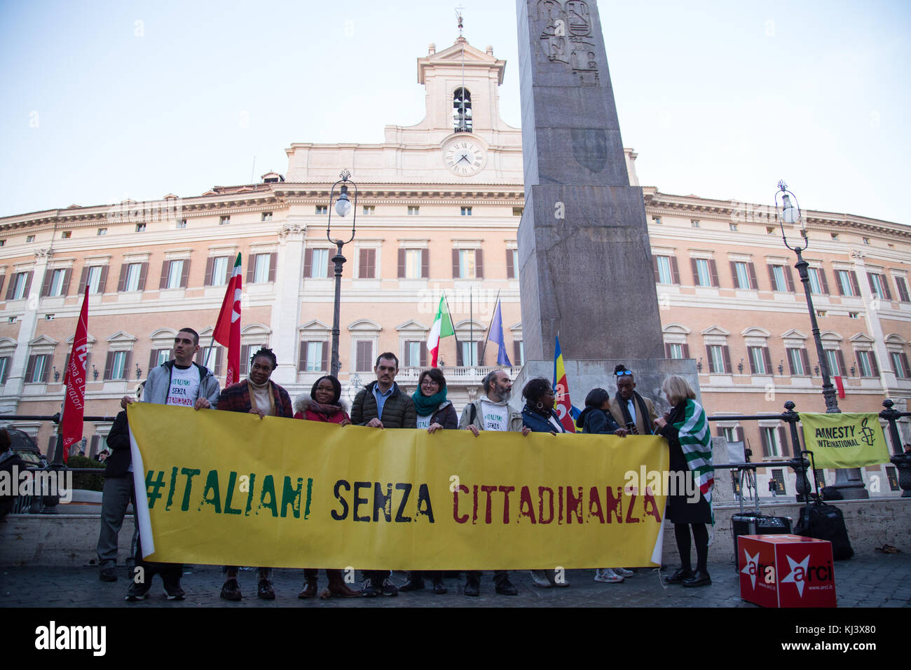 Roma, Italy. 20th Nov, 2017. For the International Day of United ...