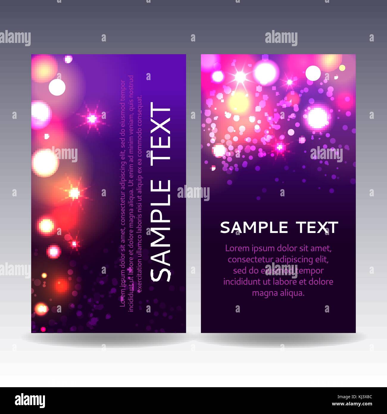 Abstract colorful party flyer Stock Vector Images - Alamy