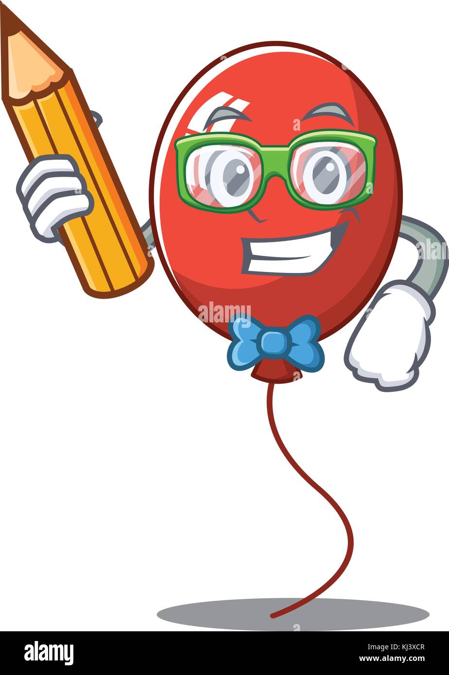 Student balloon character cartoon style Stock Vector Image & Art - Alamy