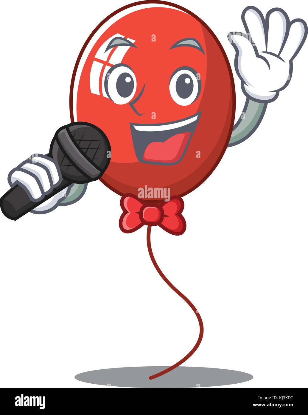 Singing balloon character cartoon style Stock Vector Image & Art - Alamy