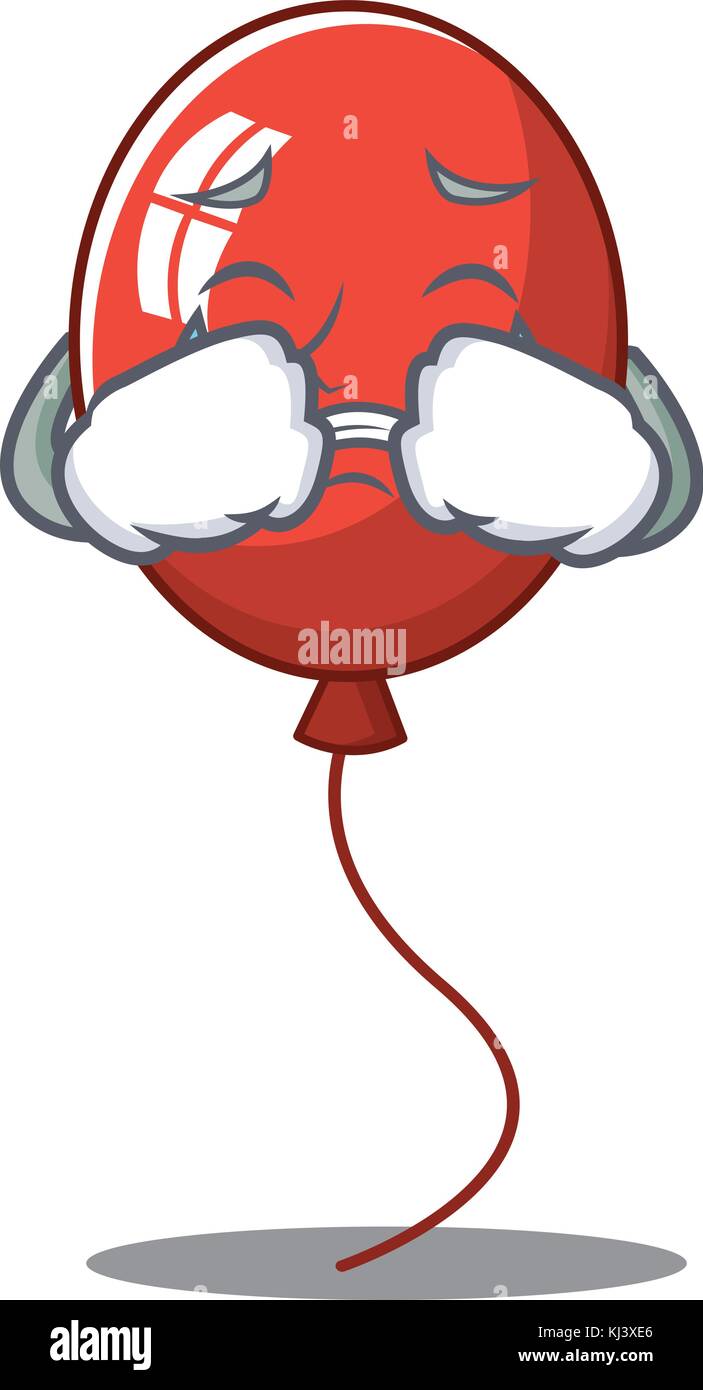 Crying balloon character cartoon style Stock Vector Image & Art - Alamy